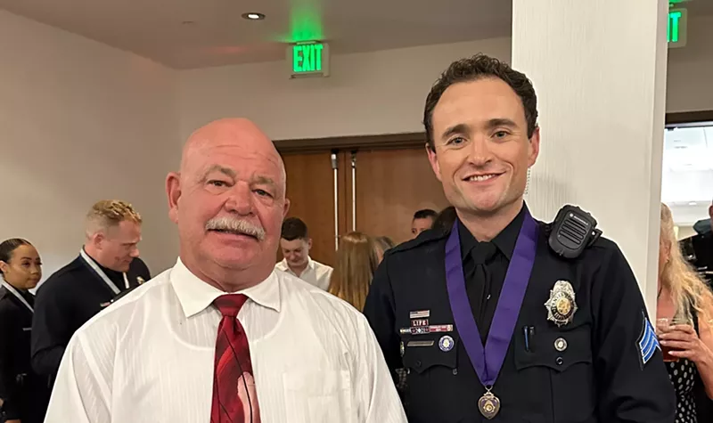 Son of Retired Denver Police Chief Receives Purple Heart for Heroic ...
